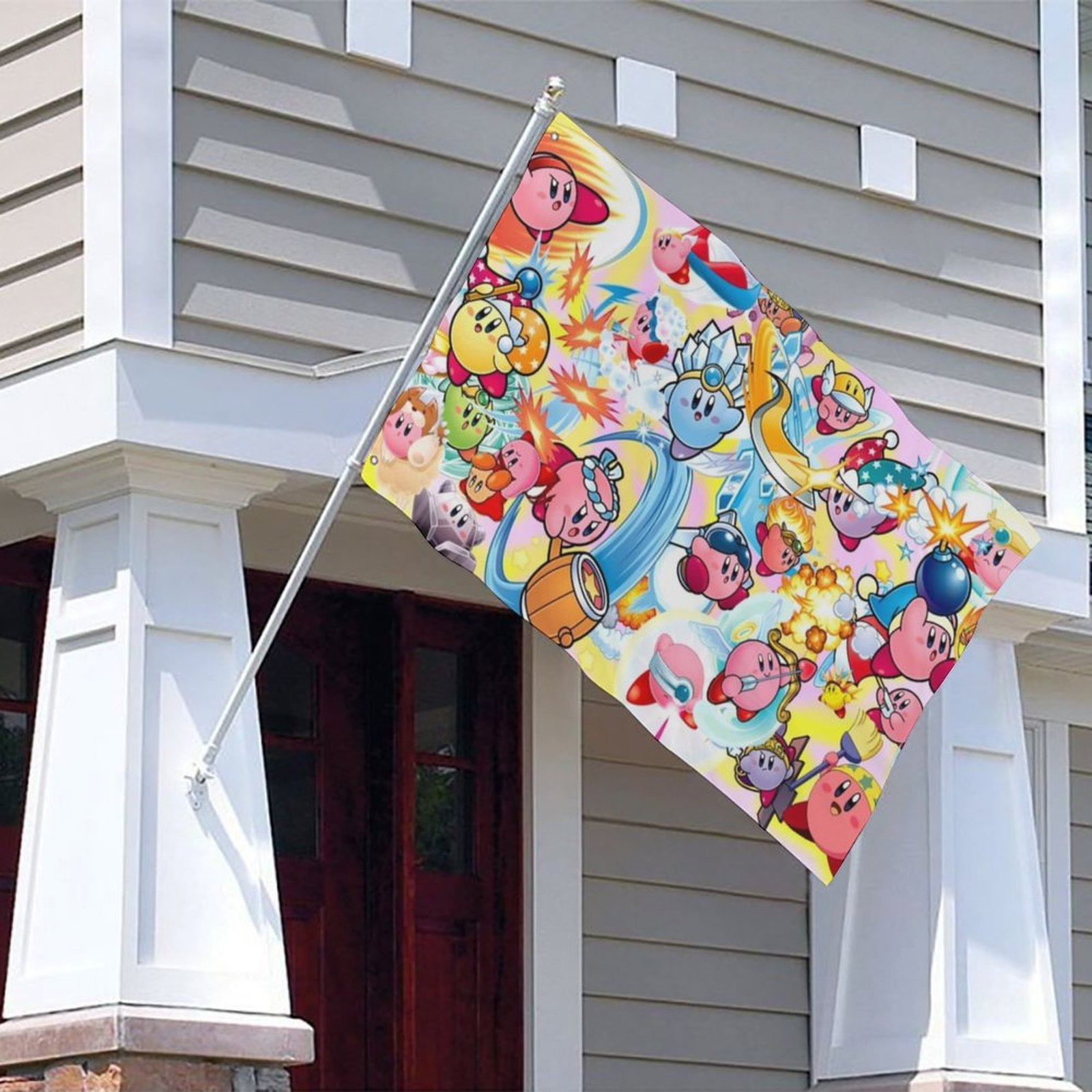 Cartoon Garden Banner - Double-Sided House Outdoor Flag for Yard And ...