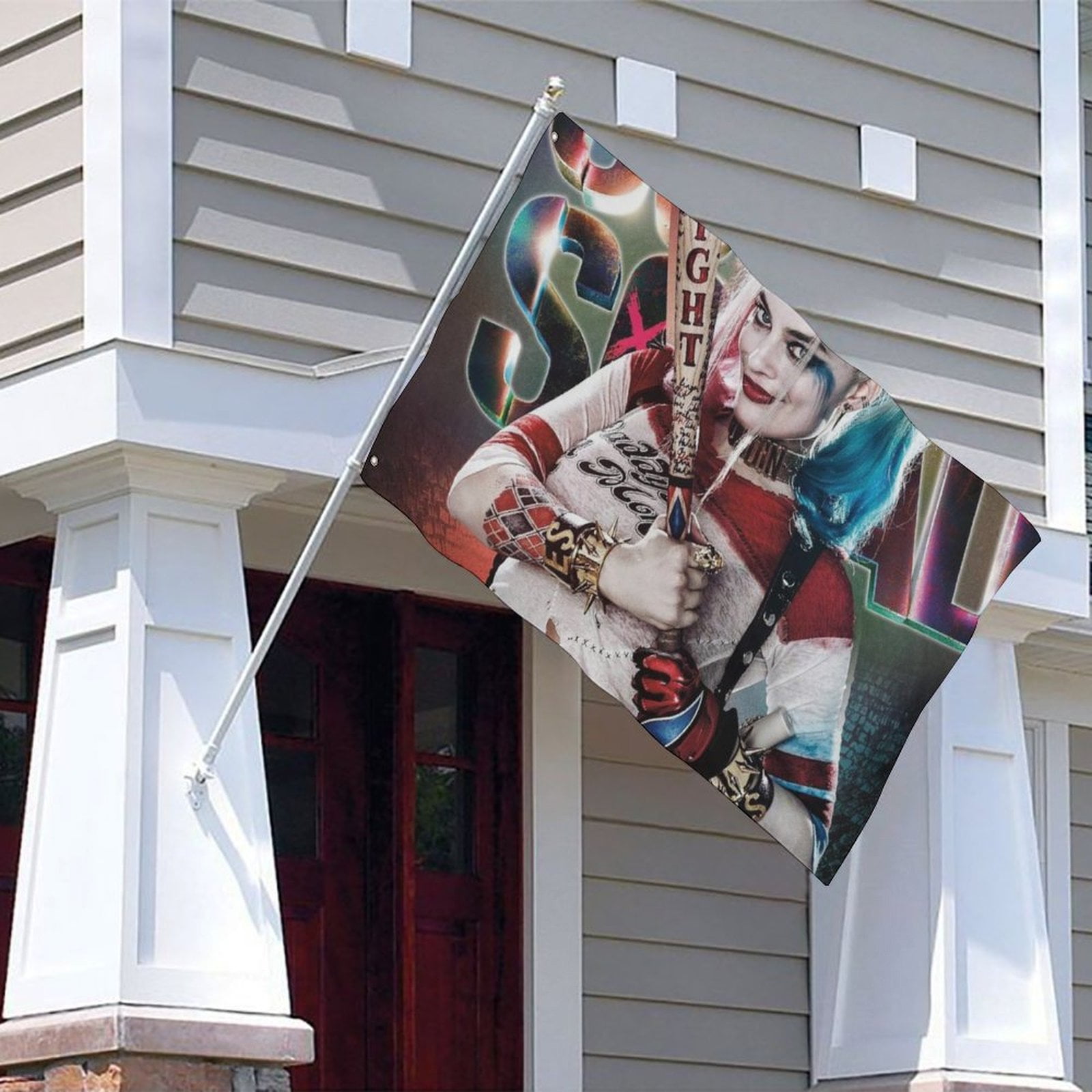 Cartoon Garden Banner - Double-Sided House Outdoor Flag for Yard And ...