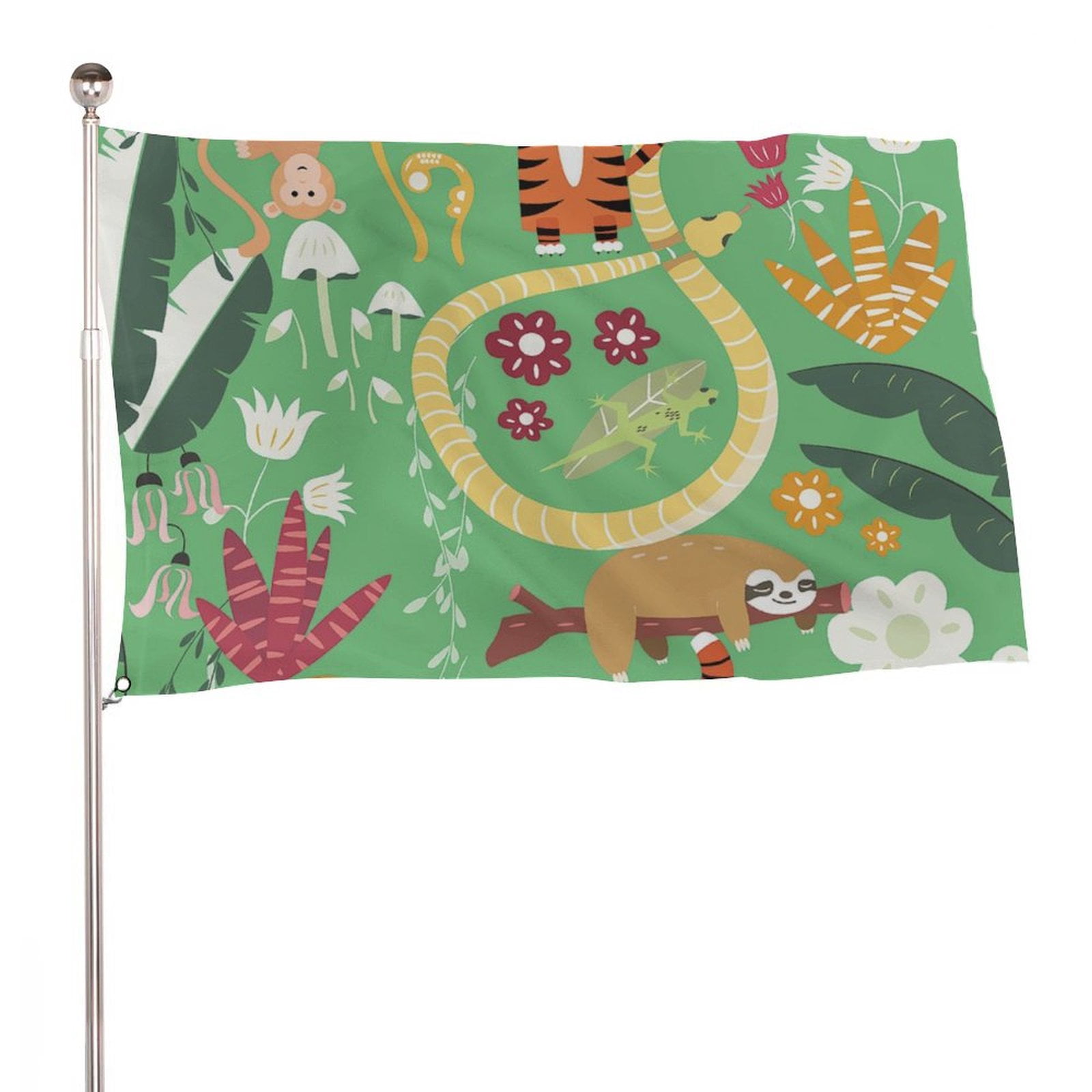 Cartoon Garden Banner - Double-Sided House Outdoor Flag for Yard And ...