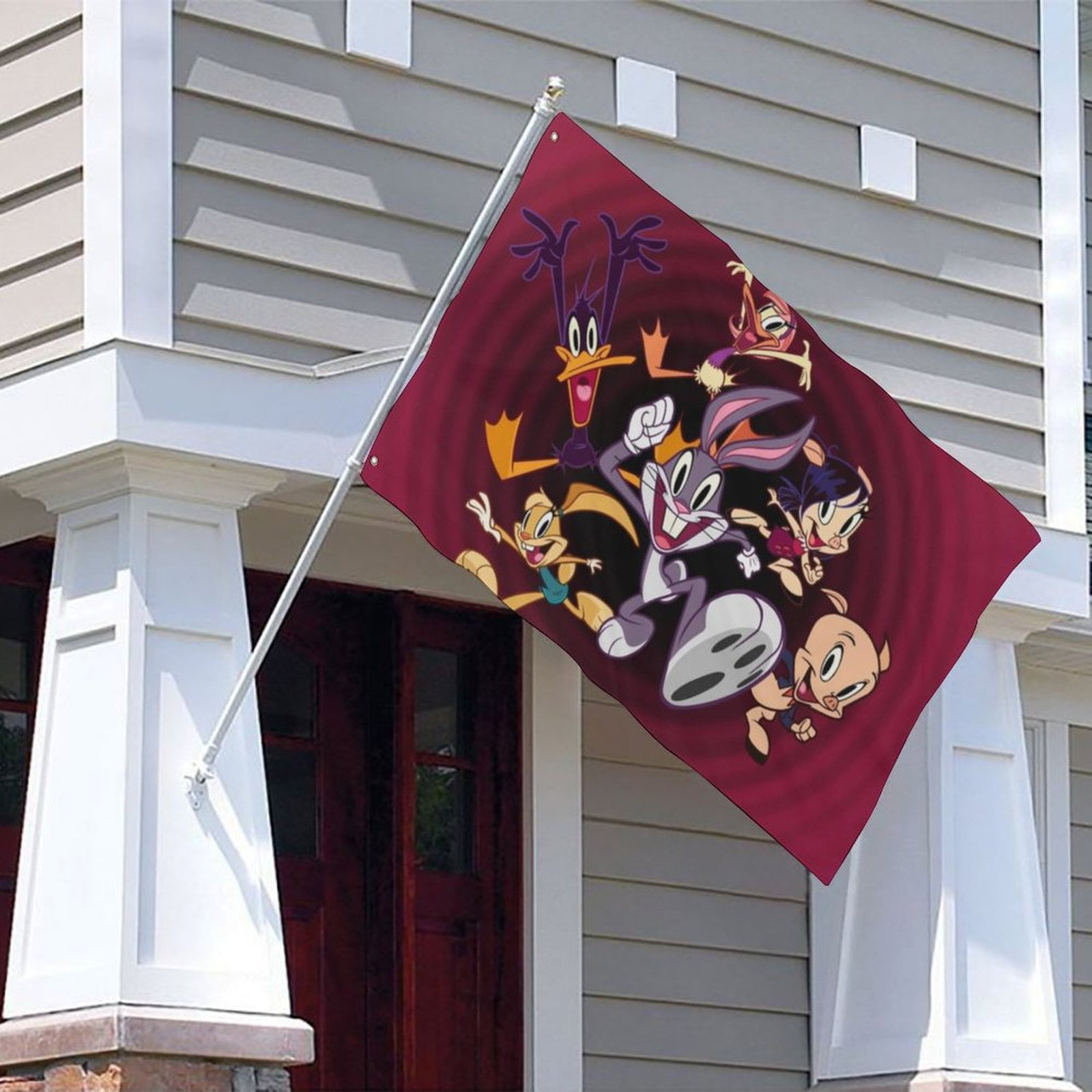 Cartoon Garden Banner - Double-Sided House Outdoor Flag for Yard And ...