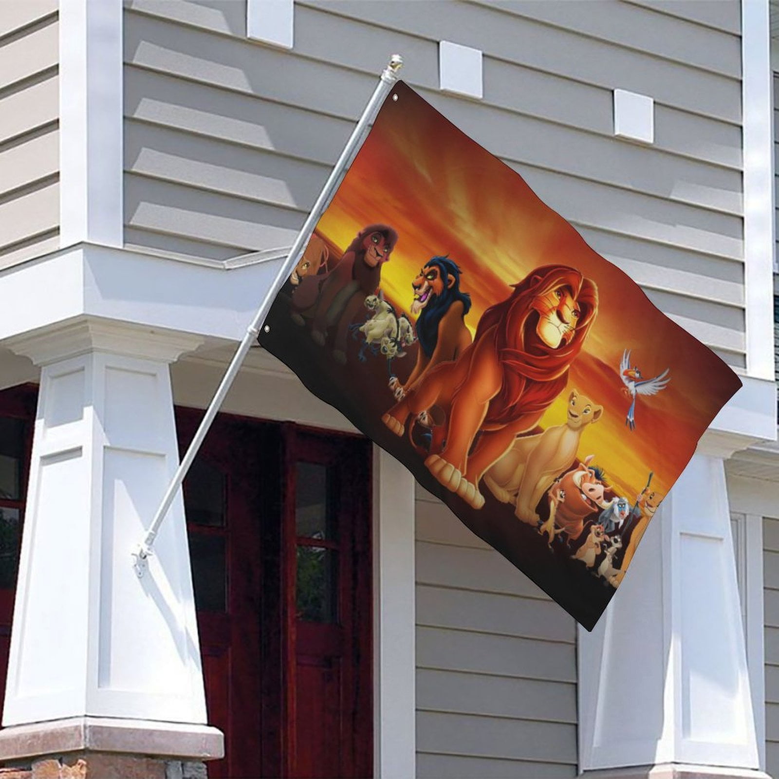 Cartoon Garden Banner - Double-Sided House Outdoor Flag for Yard And Lawn Decoration - Walmart.com