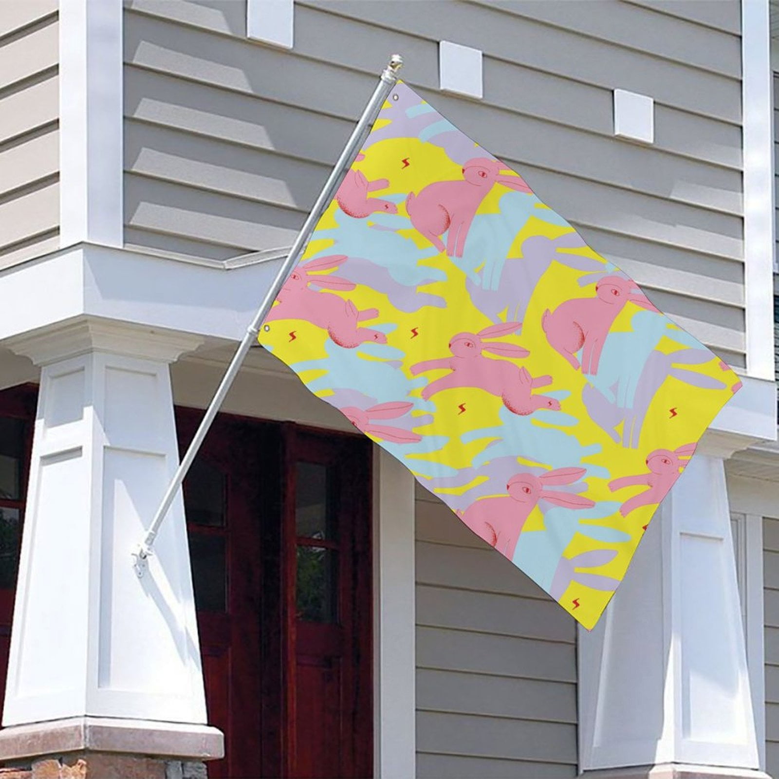 Cartoon Garden Banner - Double-Sided House Outdoor Flag for Yard And ...