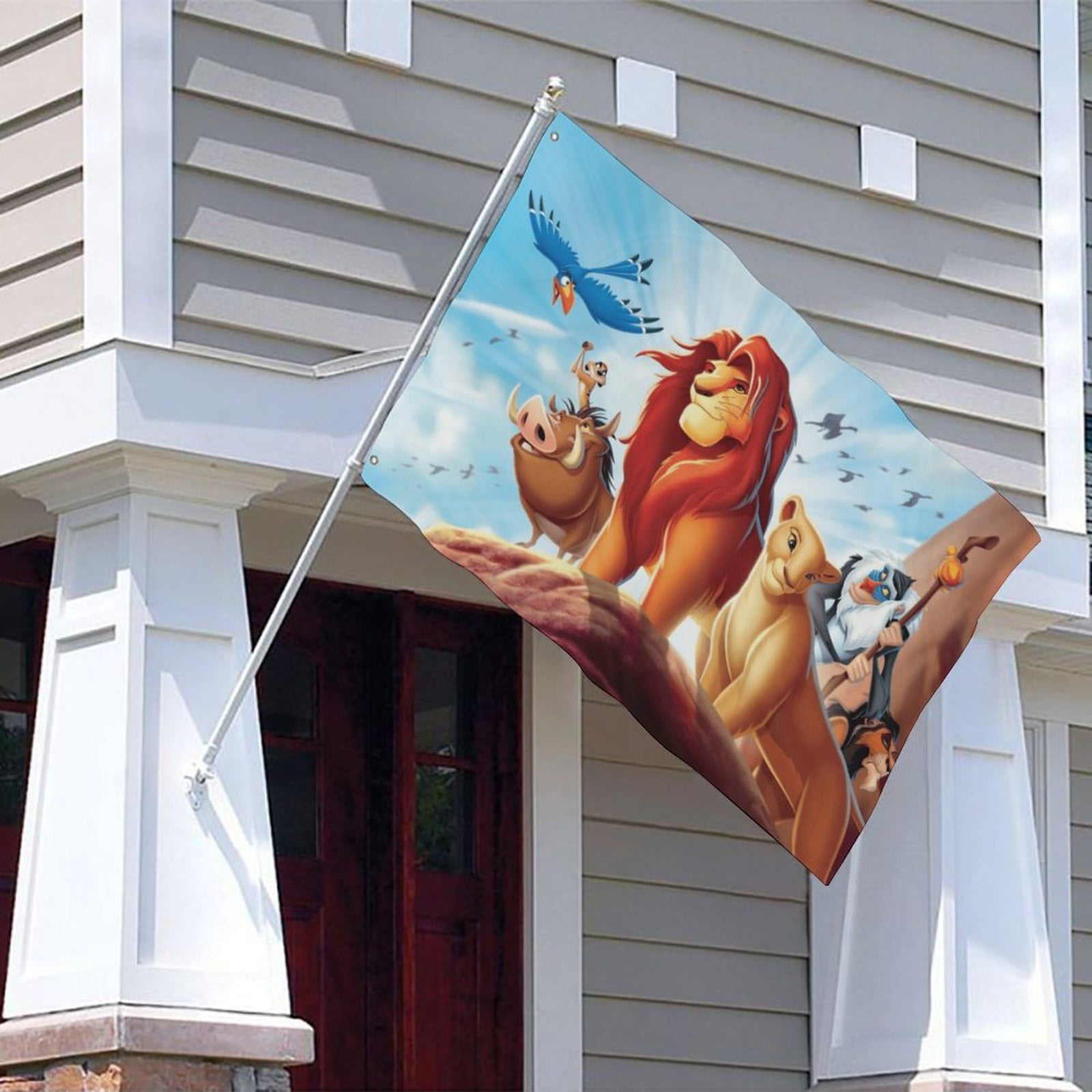 Cartoon Garden Banner - Double-Sided House Outdoor Flag for Yard And ...