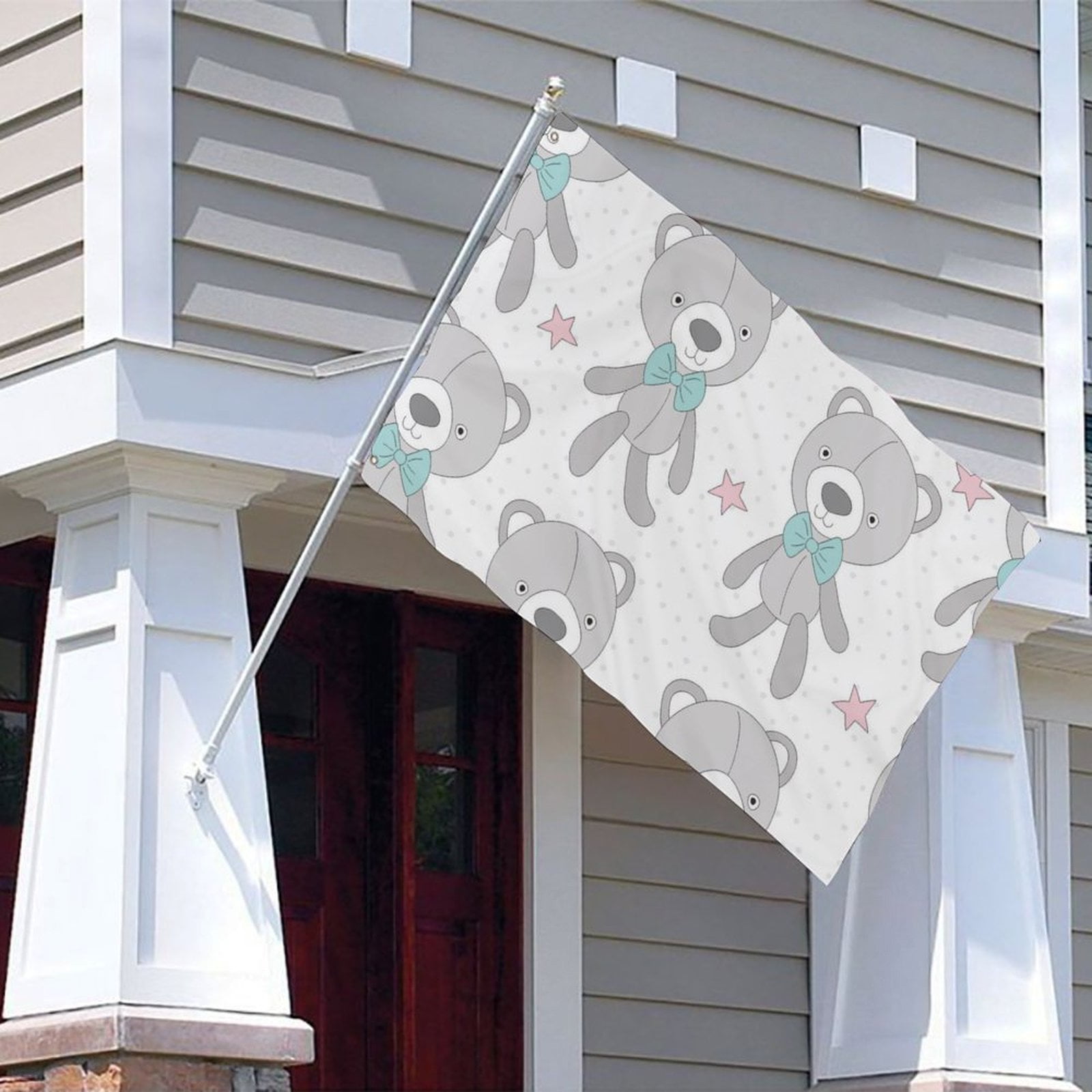 Cartoon Garden Banner - Double-Sided House Outdoor Flag for Yard And ...