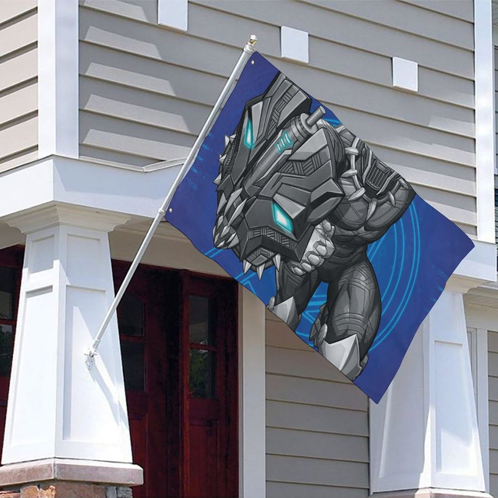 Cartoon Garden Banner - Double-Sided House Outdoor Flag for Yard And ...