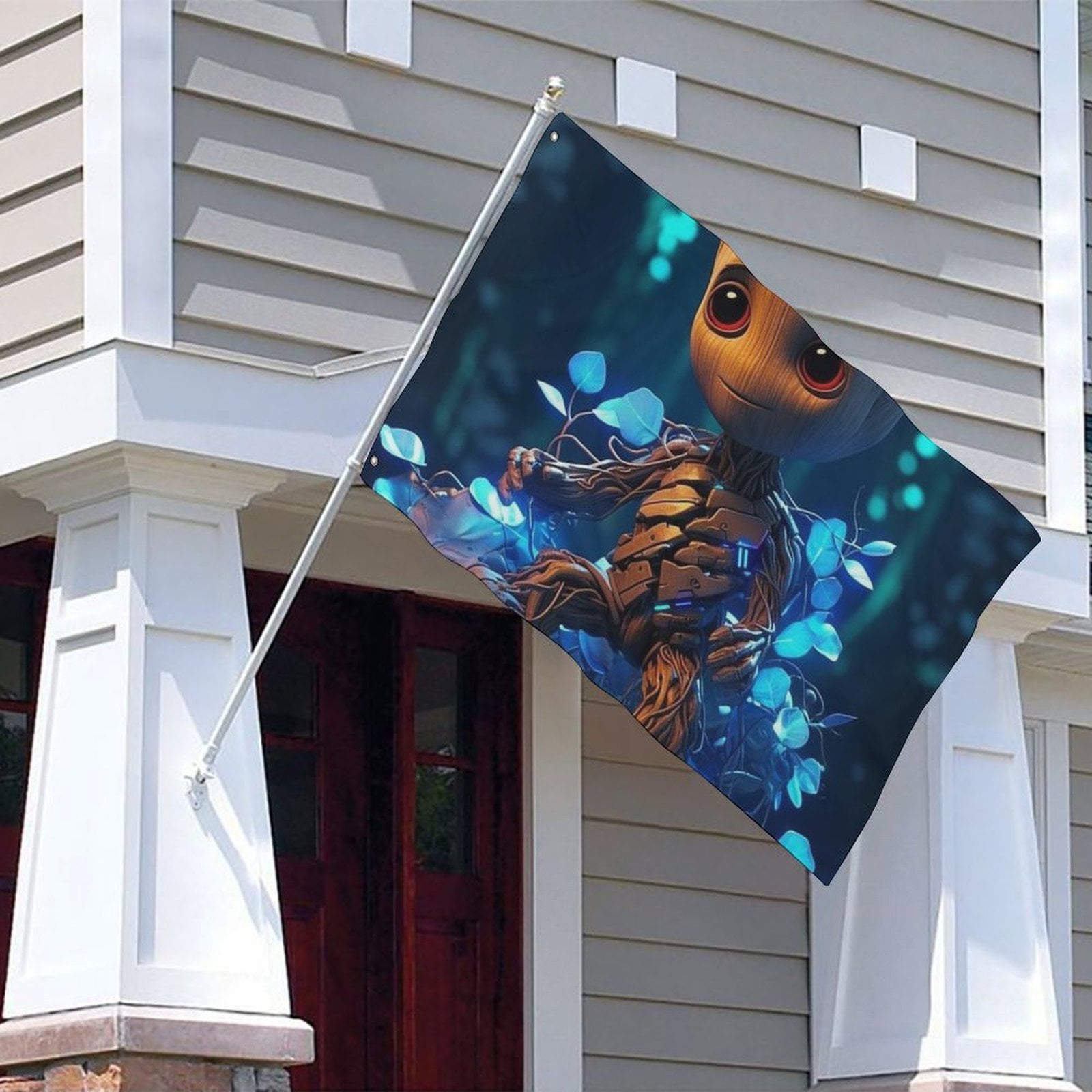 Cartoon Garden Banner - Double-Sided House Outdoor Flag for Yard And ...