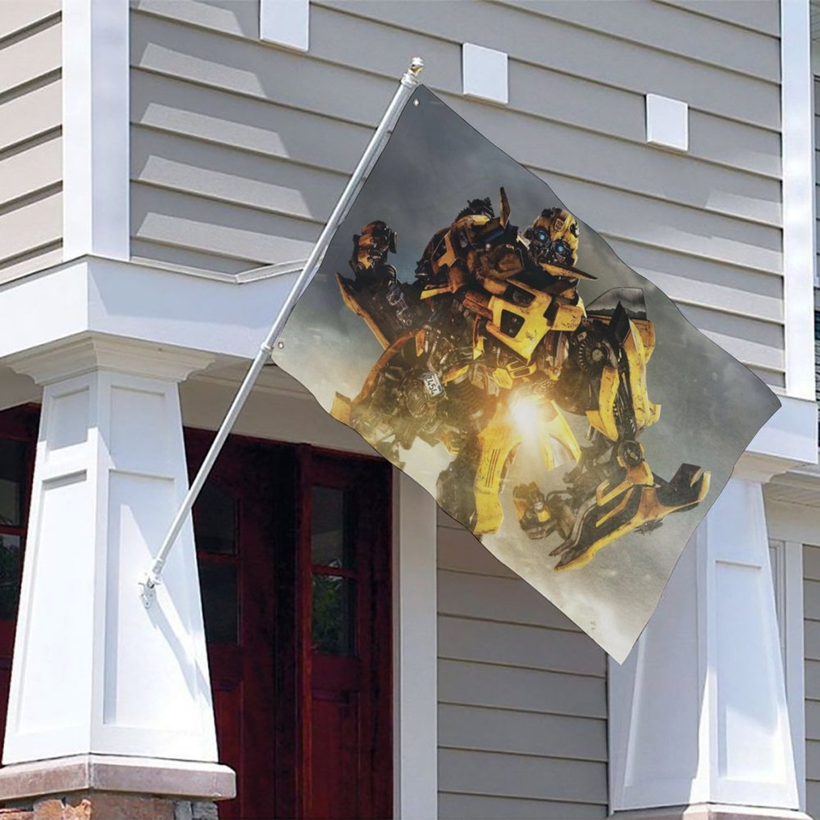 Cartoon Garden Banner - Double-Sided House Outdoor Flag for Yard And ...