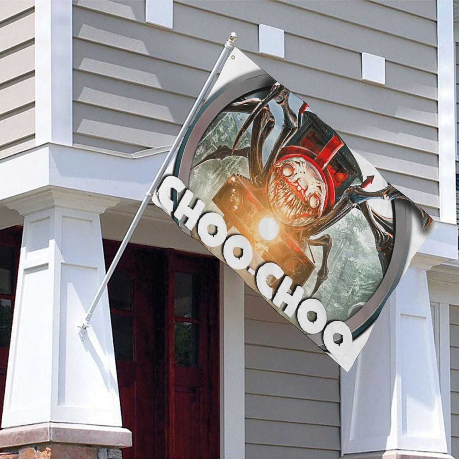 Cartoon Garden Banner - Double-Sided House Outdoor Flag for Yard And ...