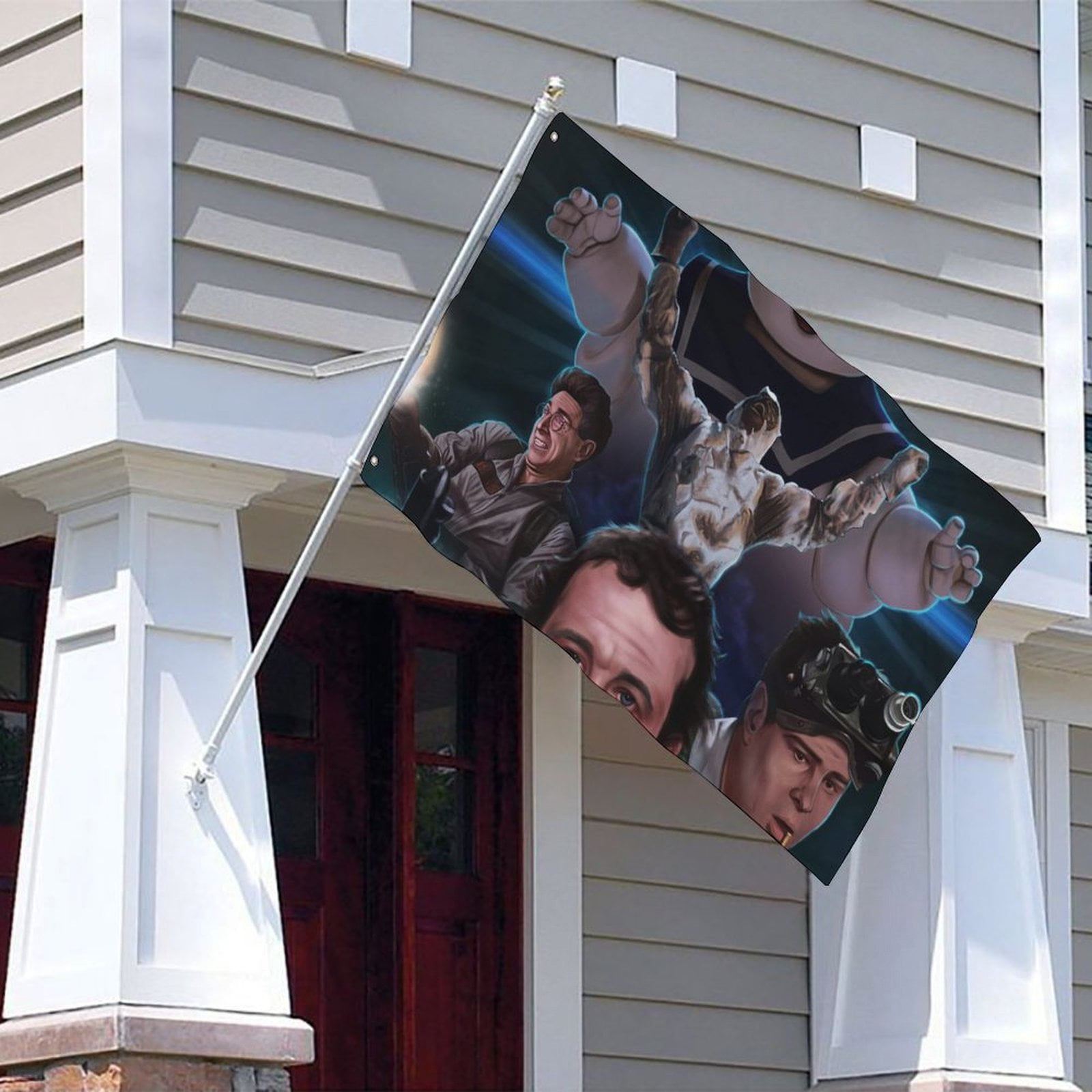 Cartoon Garden Banner - Double-Sided House Outdoor Flag for Yard And ...