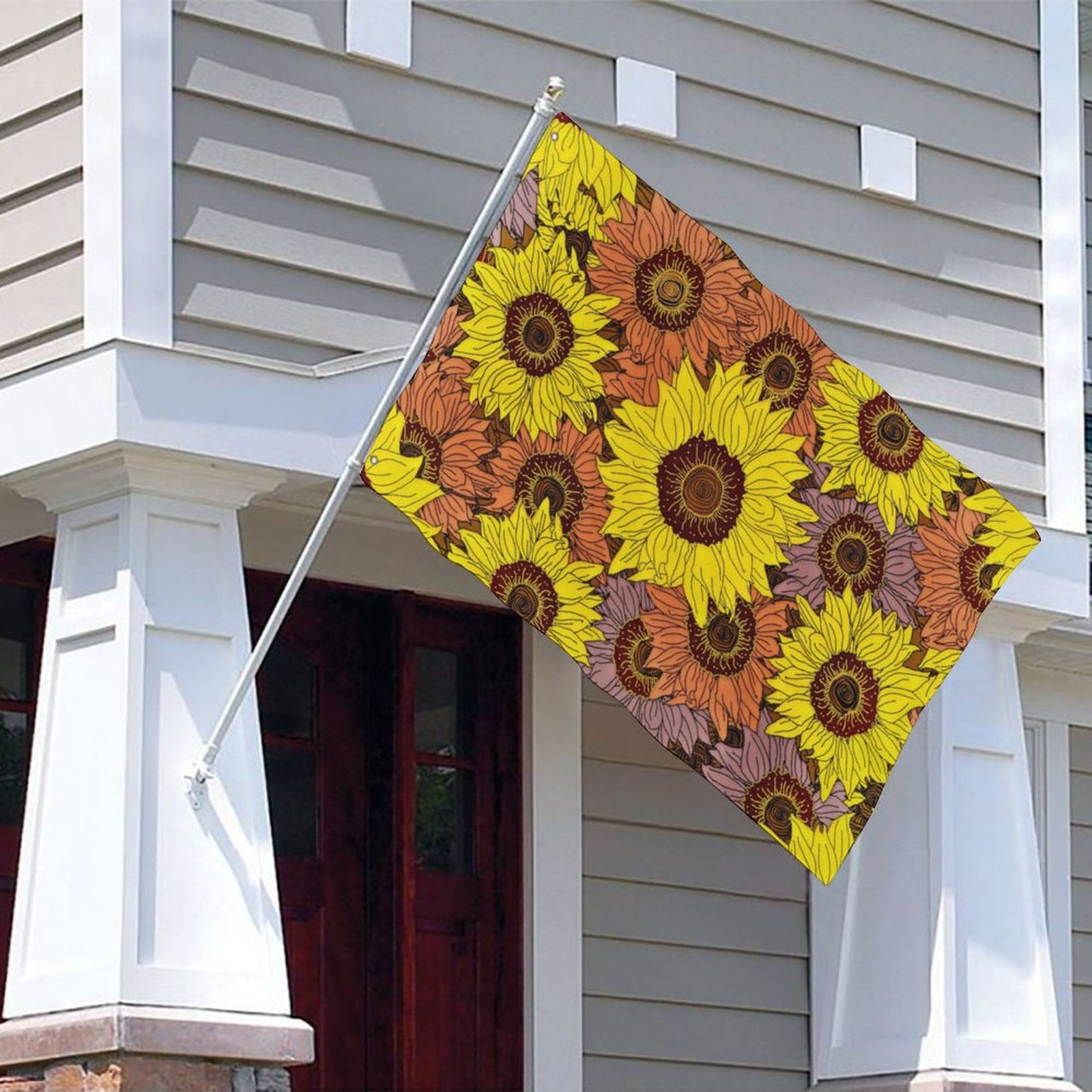 Cartoon Garden Banner - Double-Sided House Outdoor Flag for Yard And ...