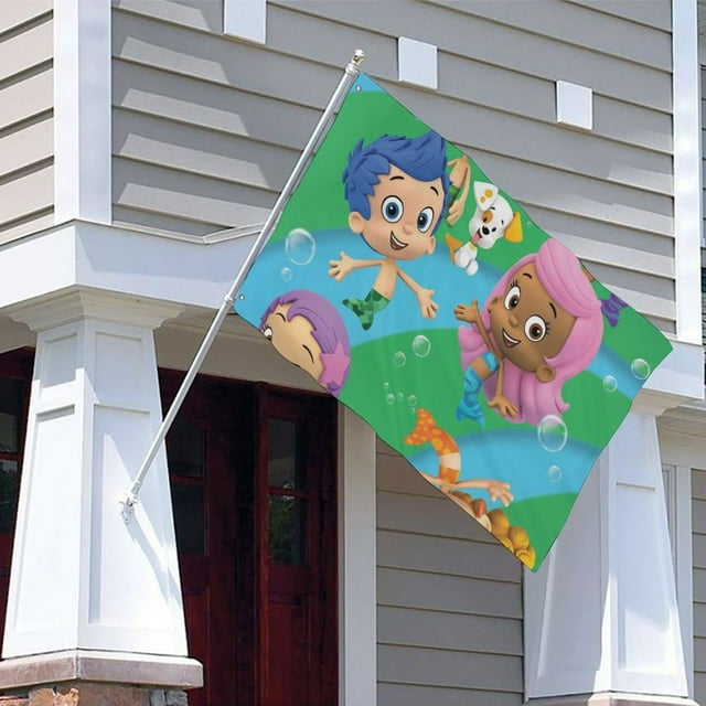 Cartoon Garden Banner - Double-Sided House Outdoor Flag for Yard And ...