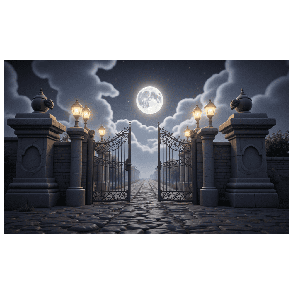 Cartoon Gargoyle Decoration Halloween Gate Spooky Theme for Outdoor ...