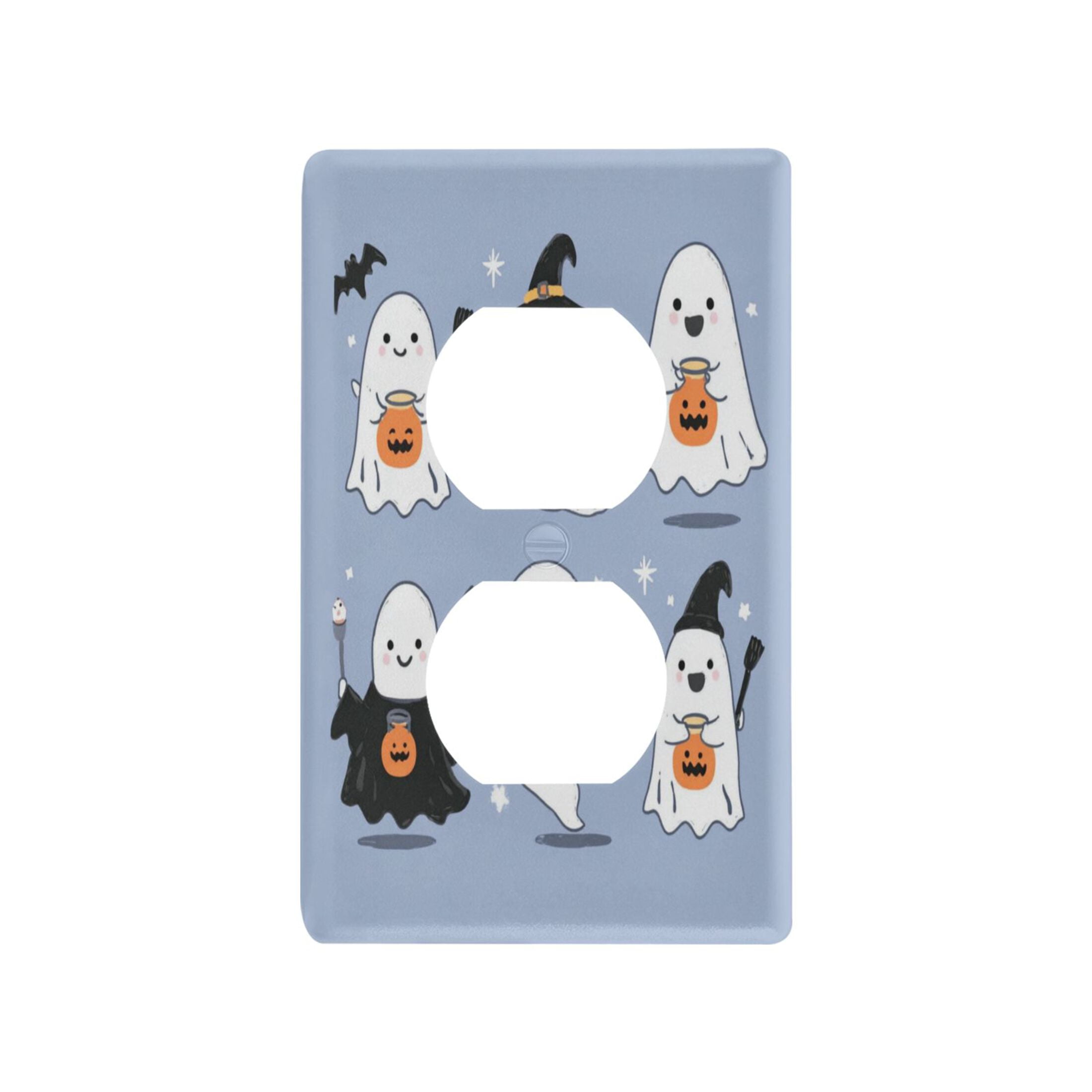 Cartoon Ghost Clip Art Light Switch Cover Switch Plate Outlet Cover ...