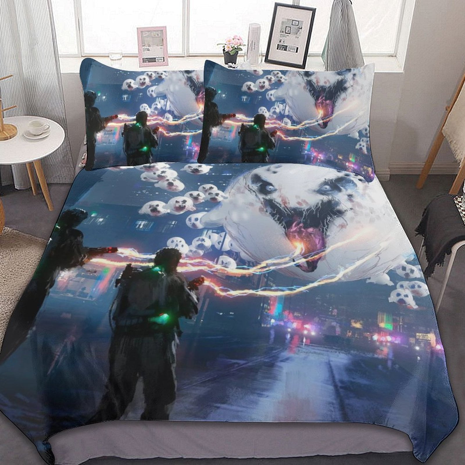 Cartoon Ghostbusters 3 Pieces Bedding Sets Comfortable Soft Comforter ...