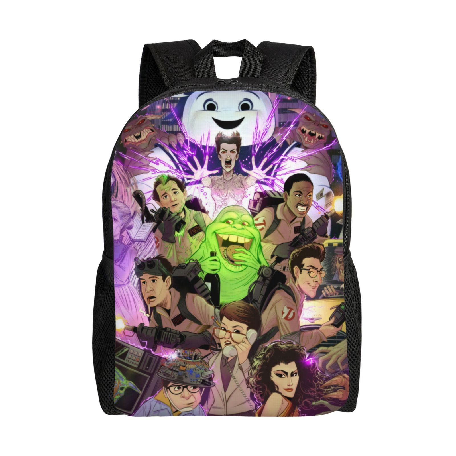 Cartoon-Ghostbusters Backpack Lightweight Unisex Basic Daypack Bookbag ...