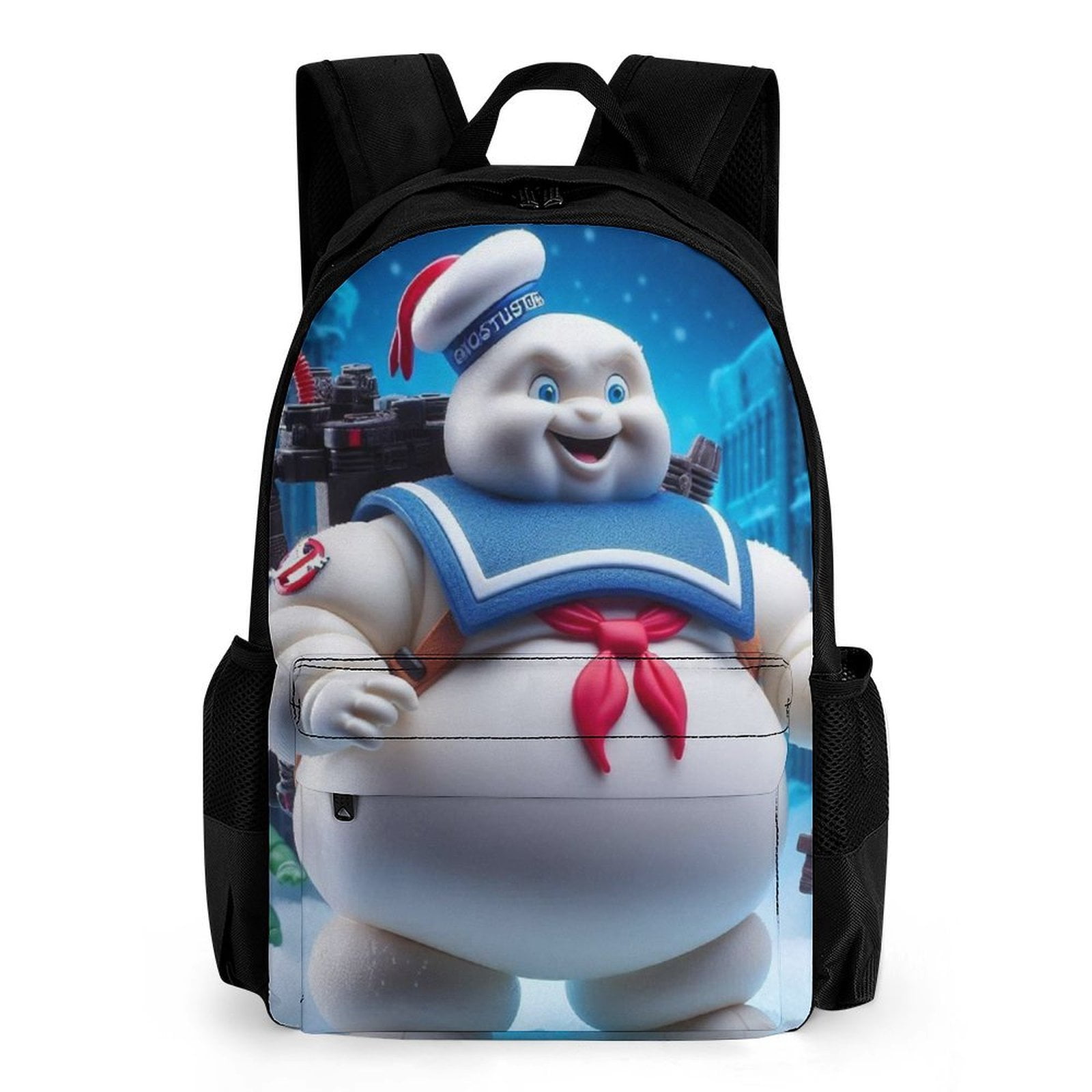 Cartoon Ghostbusters Stay Puft Backpack Student Satchel Schoolbag ...