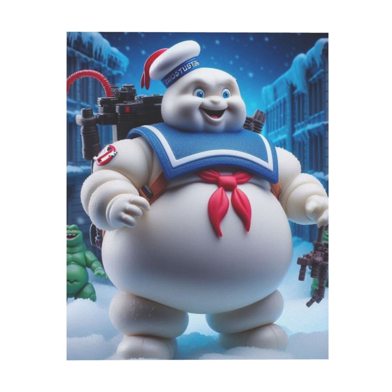 Cartoon Ghostbusters Stay Puft Canvas Decorative Poster Art Picture ...