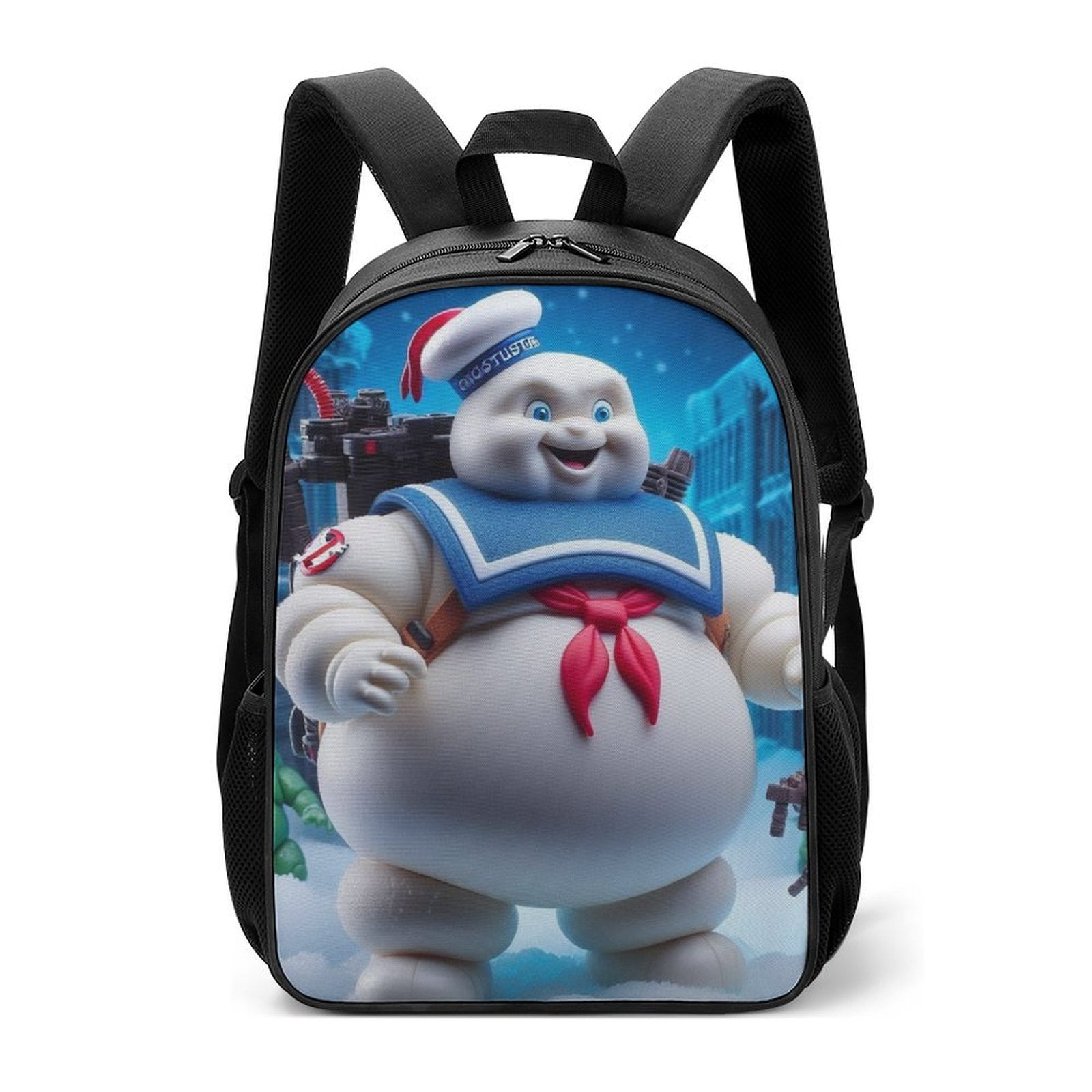 Cartoon Ghostbusters Stay Puft School Bag Daypack Multipurpose Backpack ...