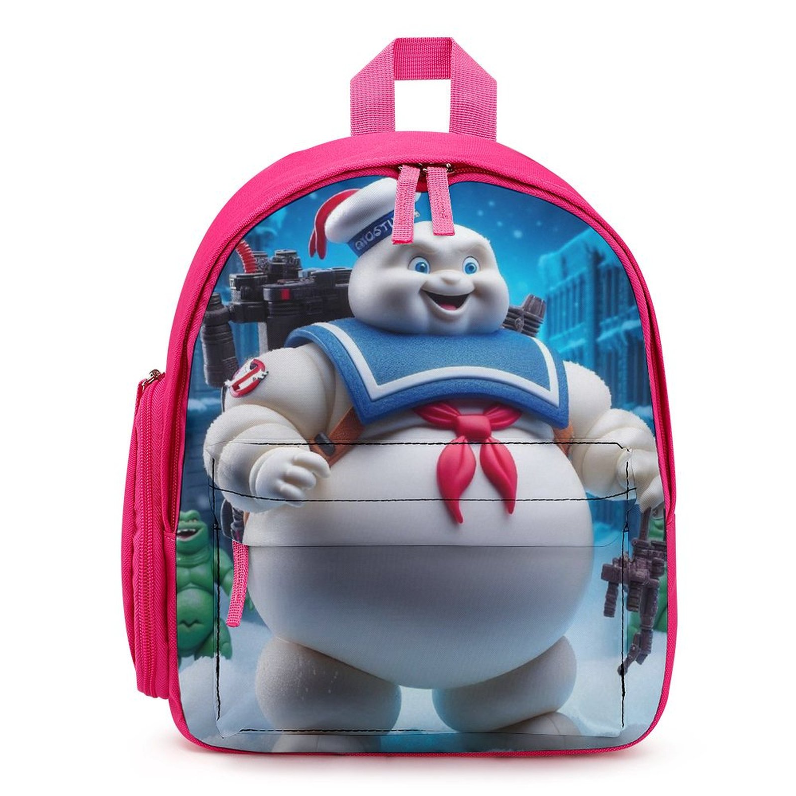 Cartoon Ghostbusters Stay Puft Schoolbag Backpack Lightweight Daypack ...
