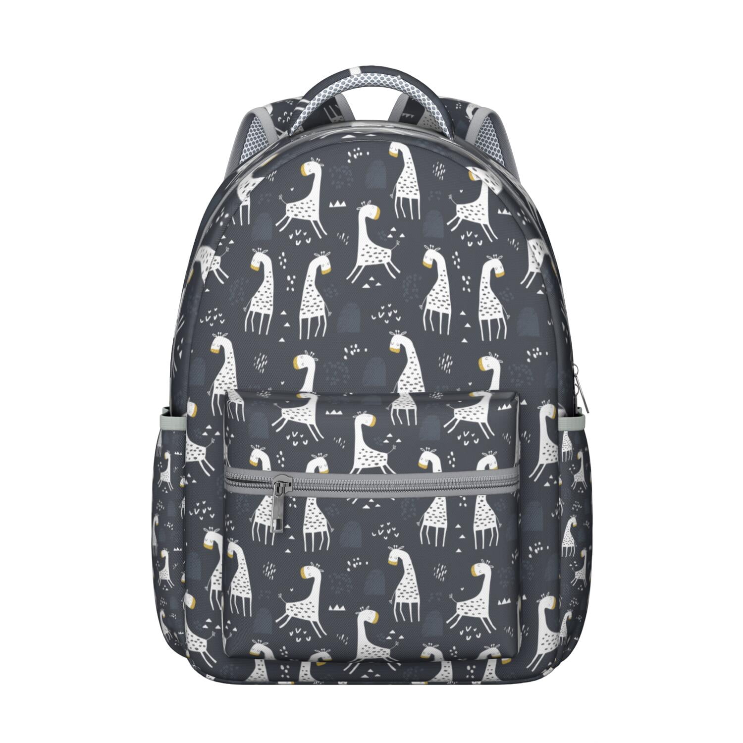 Cartoon Giraffe Artistic Nature Print Backpack - Waterproof ...
