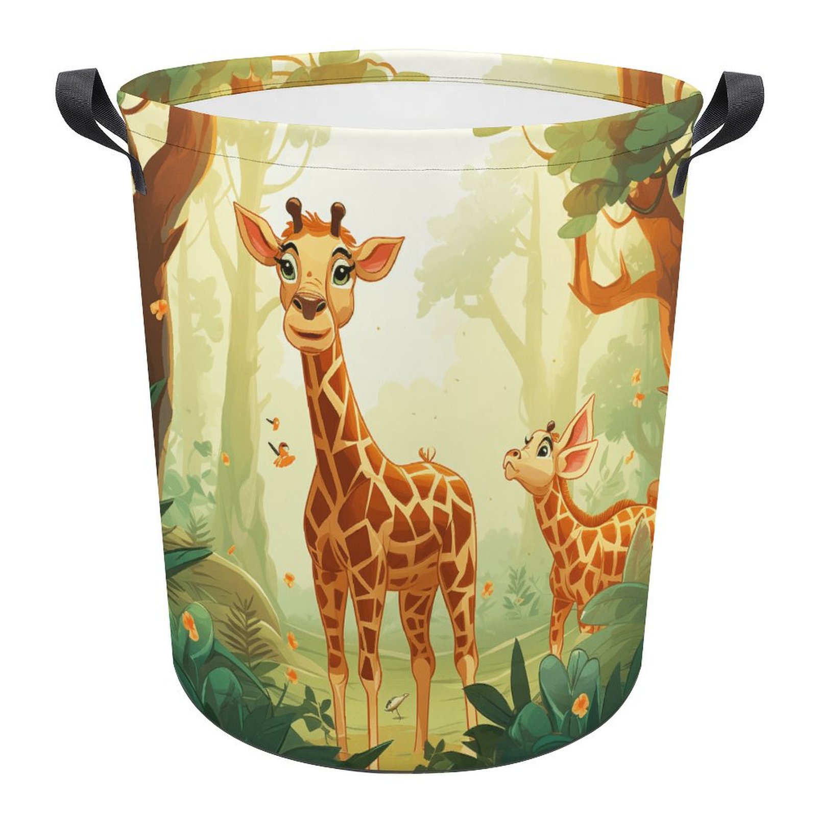Cartoon Giraffe Laundry Basket Storage Basket Controller Clothes ...
