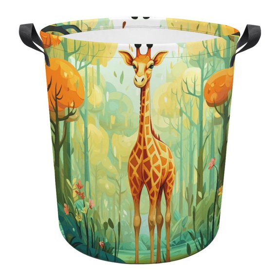 Cartoon Giraffe Laundry Basket Storage Basket Controller Clothes ...