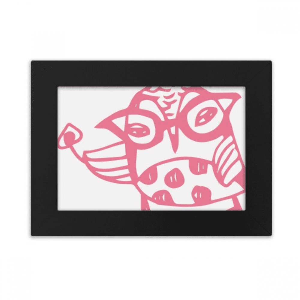 Cartoon Glasses Bird Protect Animal Pet Lover Desktop Photo Frame ...
