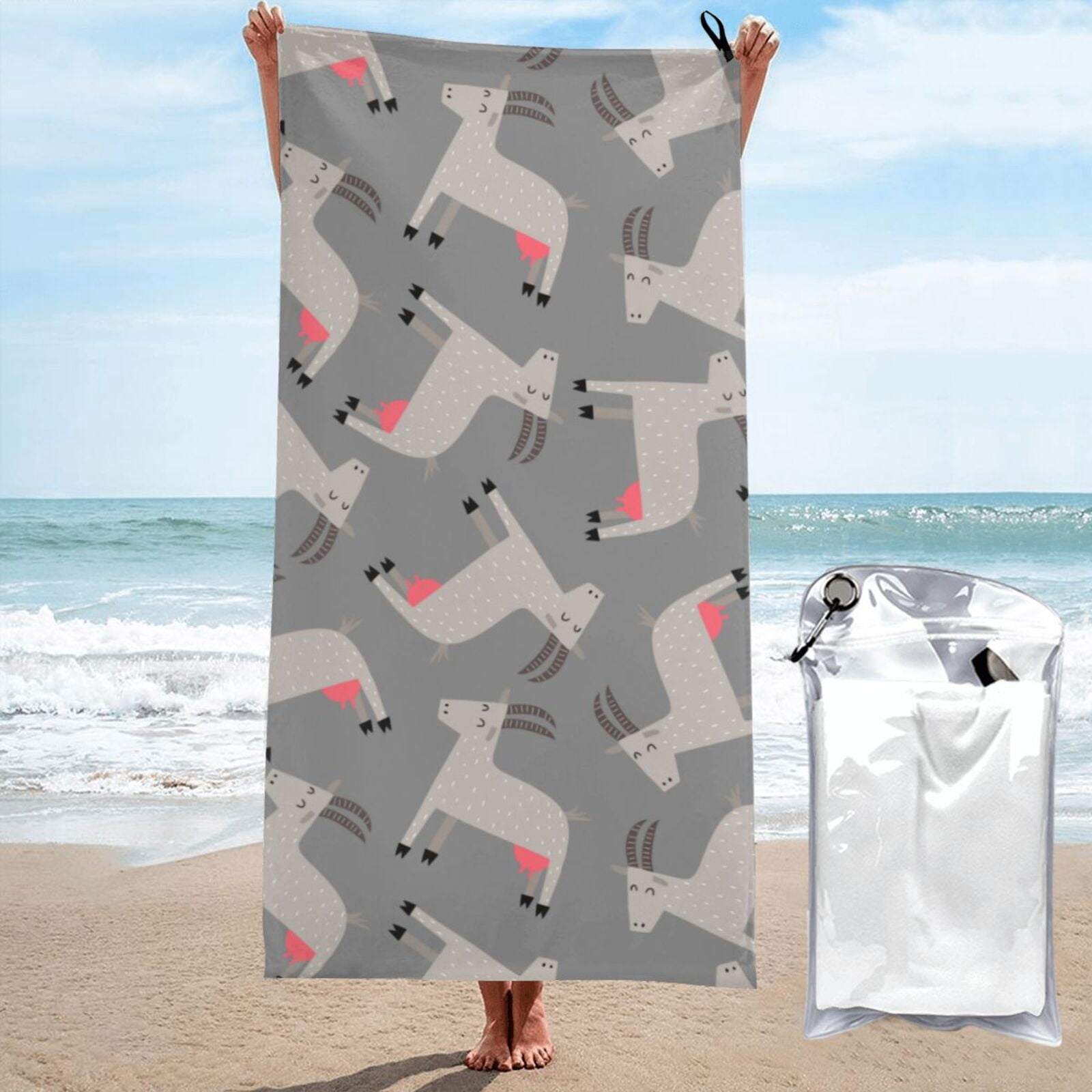 Cartoon Goatfiber Quick Dry Towel,Beach Towels Good Water Absorption ...