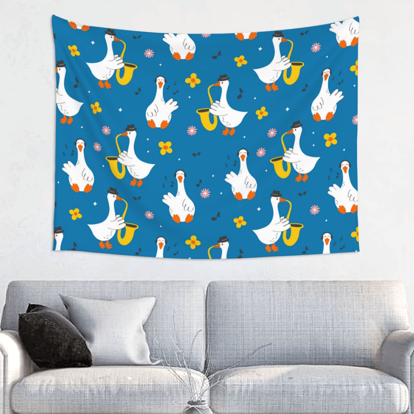 Cartoon Goose Tapestry Home Decor Tapestry Wall Hanging Decoration ...