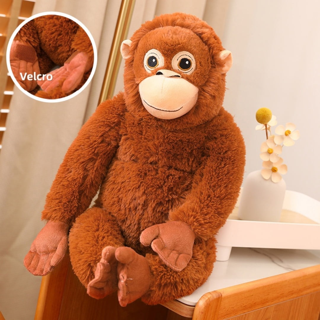 Cartoon Gorilla Plush Toy Doll Simulation Monkey Soft Stuffed Doll Room ...