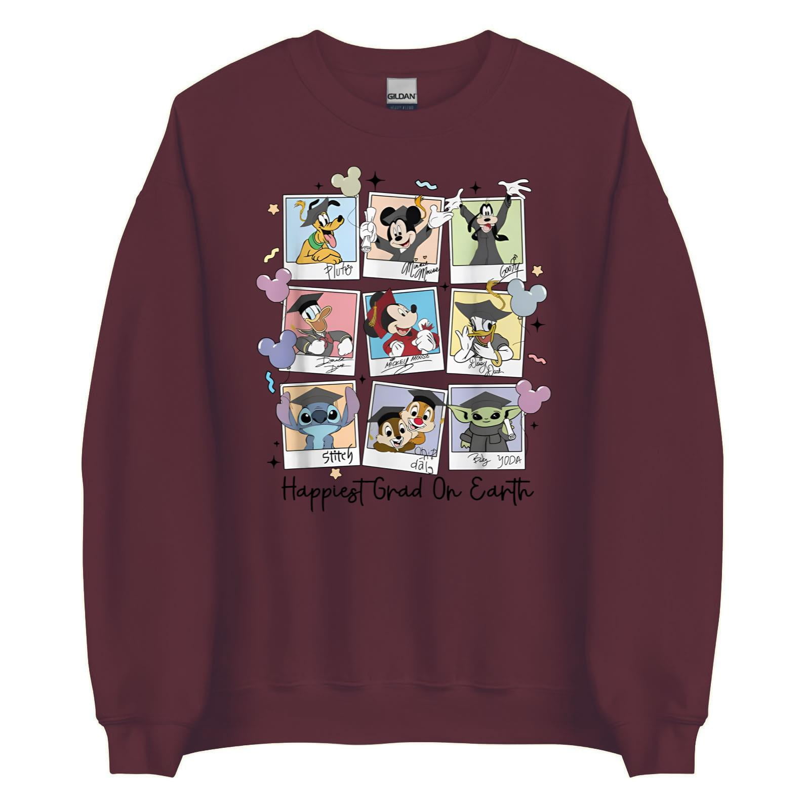 Cartoon Graduation Shirt, Happiest Grad On Earth - Graduation Gift ...