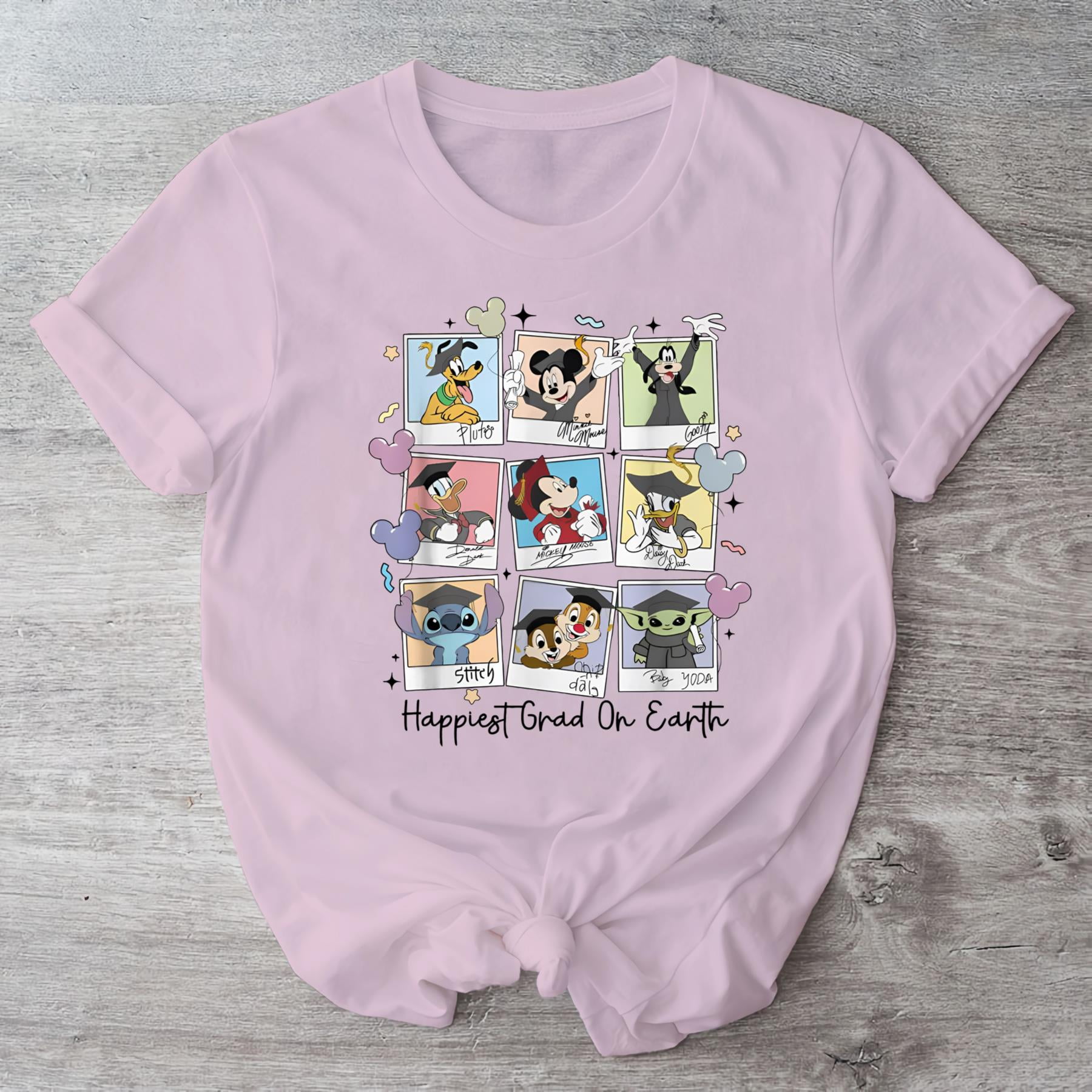 Cartoon Graduation Shirt, Happiest Grad On Earth - Graduation Gift ...