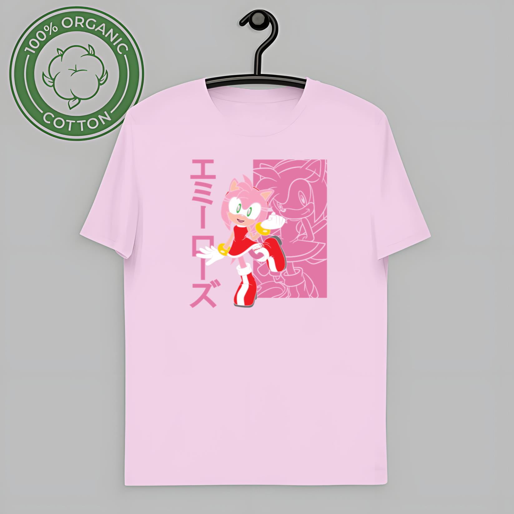 Cartoon Graphic Tee - Amy and Friends Design Shirt - Walmart.com