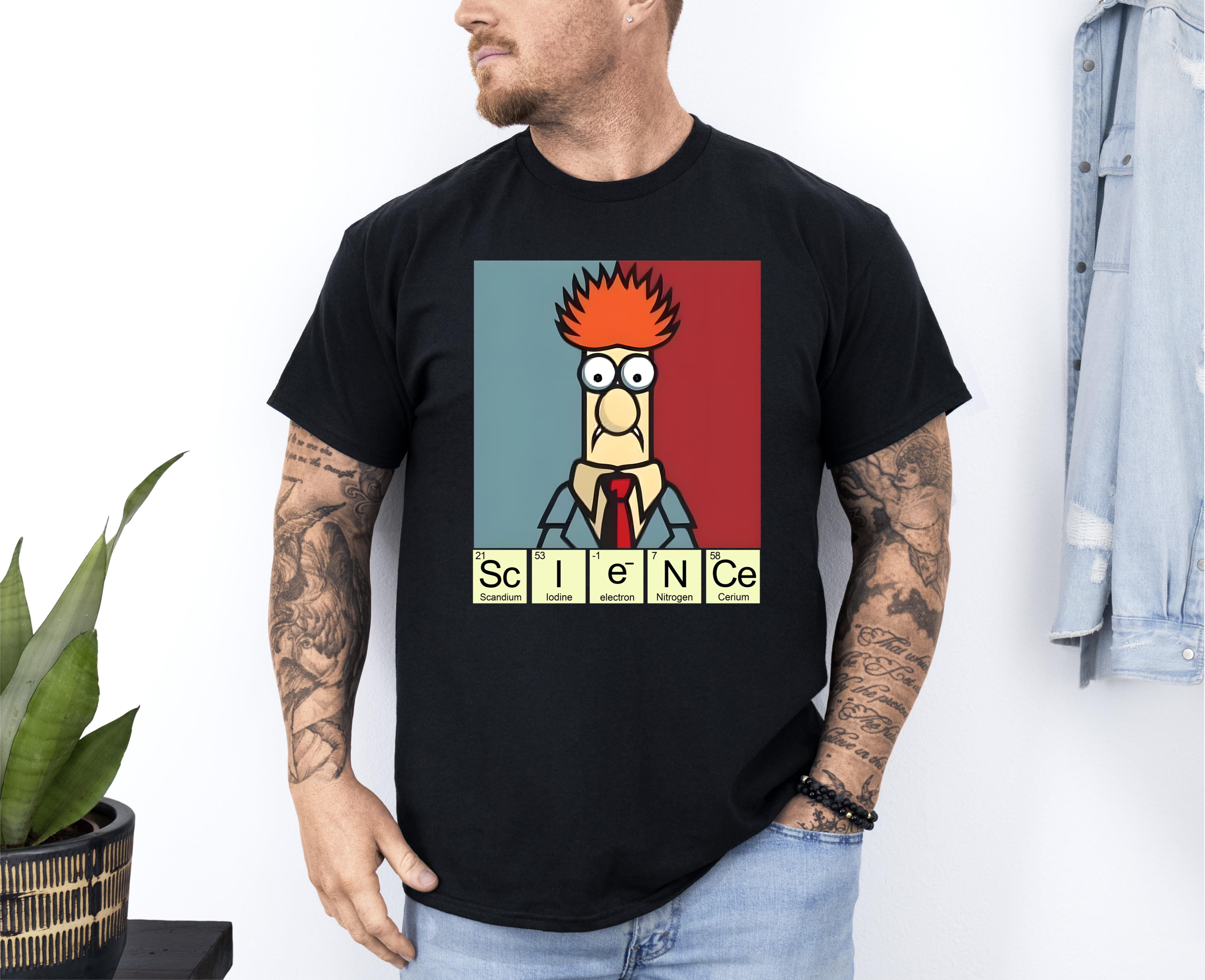 Cartoon Graphic Tee, Muppets Science Design, Fun Shirt - Walmart.com