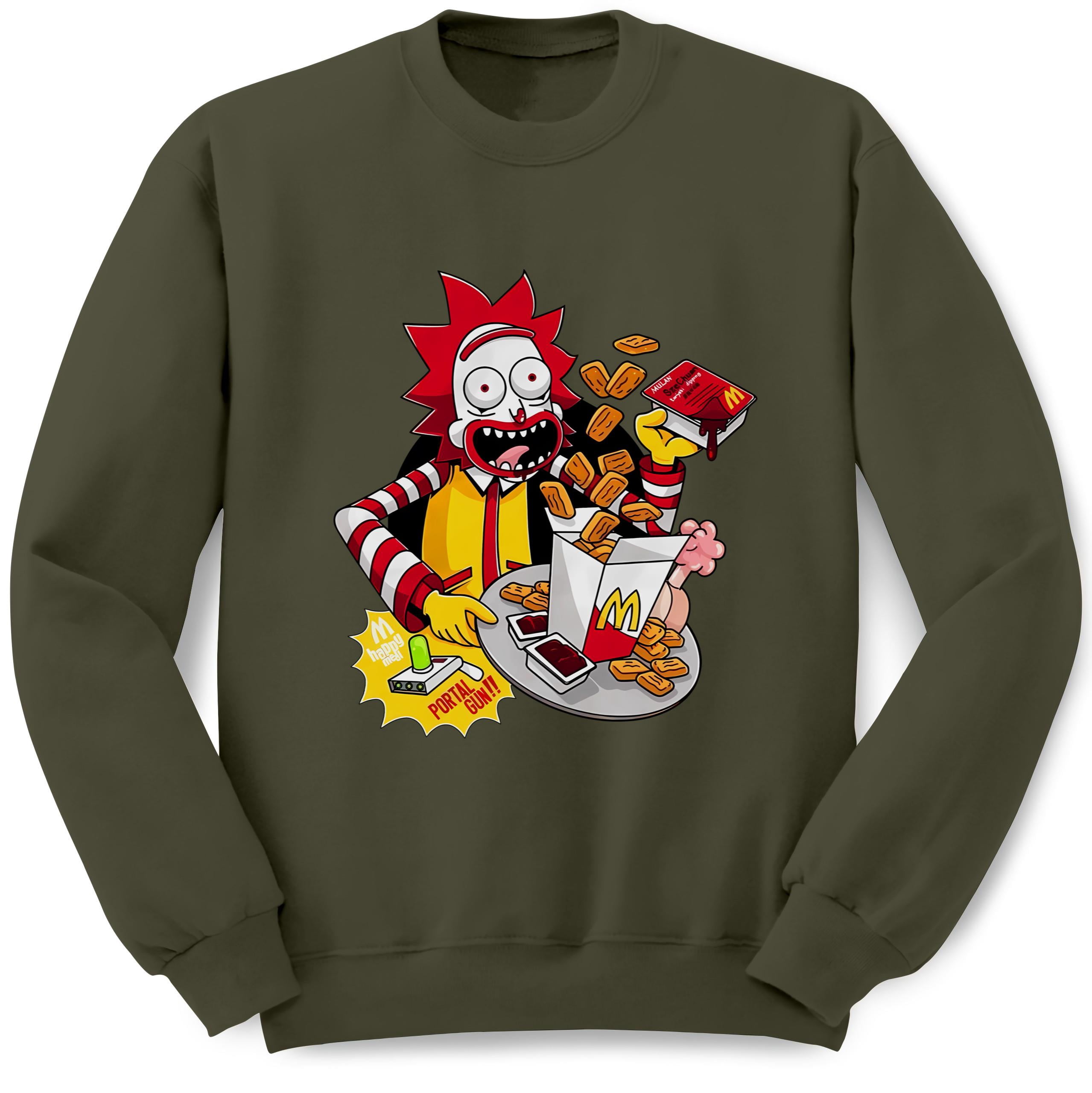 Cartoon Graphic Tee - Rick Inspired Design - Walmart.com
