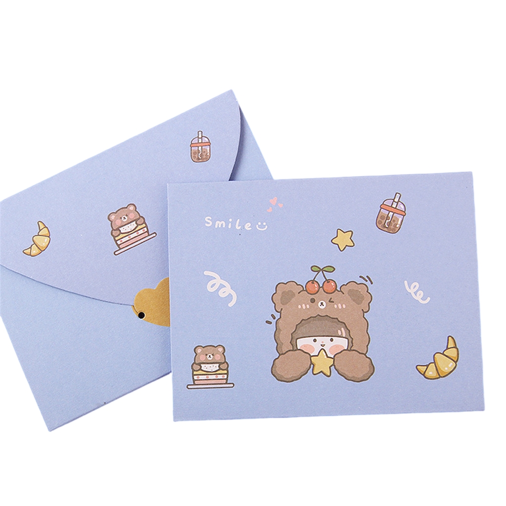 Cartoon Greeting Cards Birthday Card Envelope Letter Paper Postcard ...