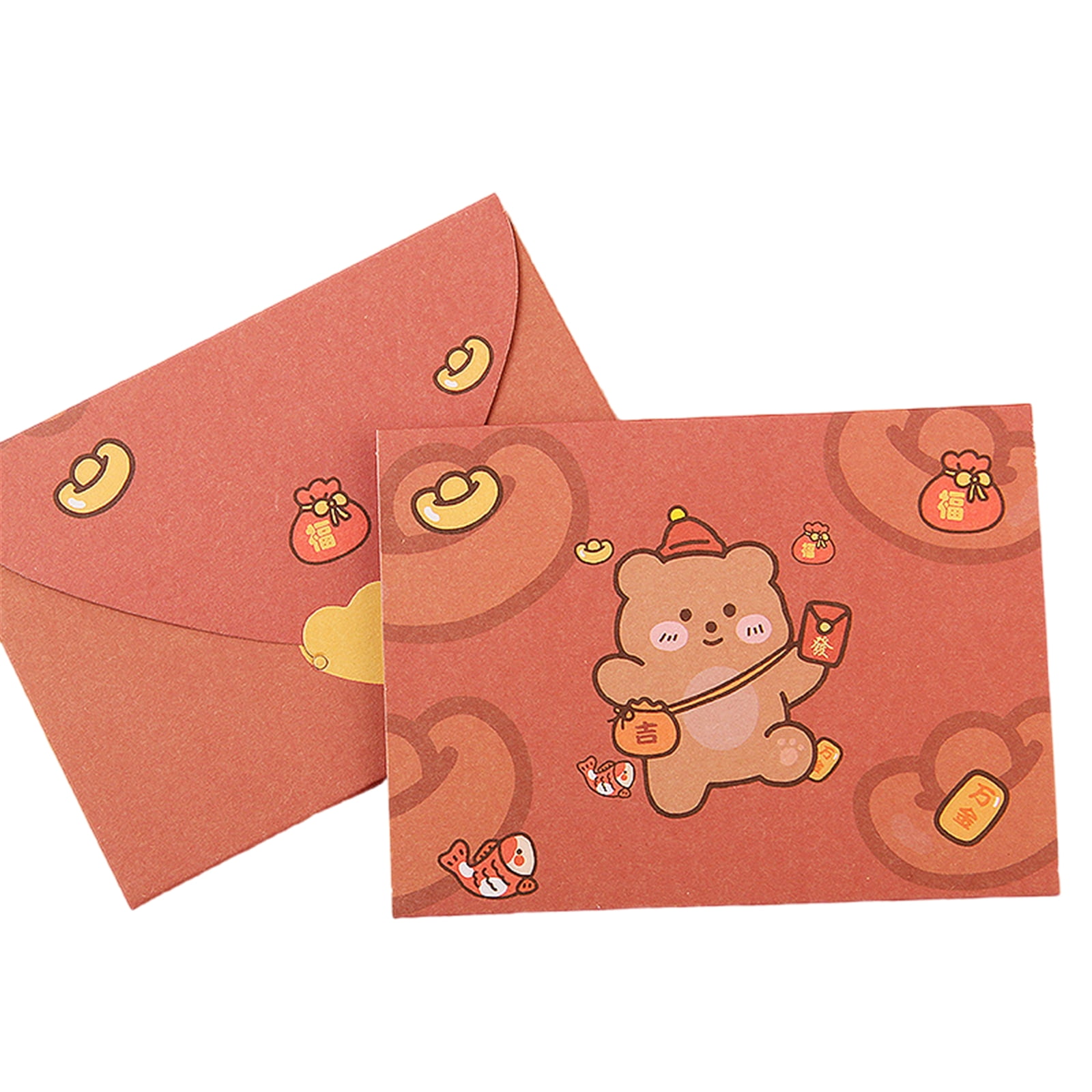 Cartoon Greeting Cards Birthday Card Memo Card Festival Card Envelope ...