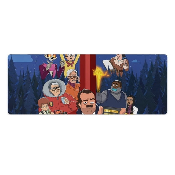 Cartoon Grimsburg Mouse Pad No-sliped Large Mousepad Extended Gaming ...