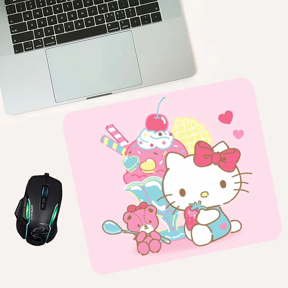 Cartoon H-Hello Cute K-Kitty Mousepad Computer Laptop Gamer Pad PC ...
