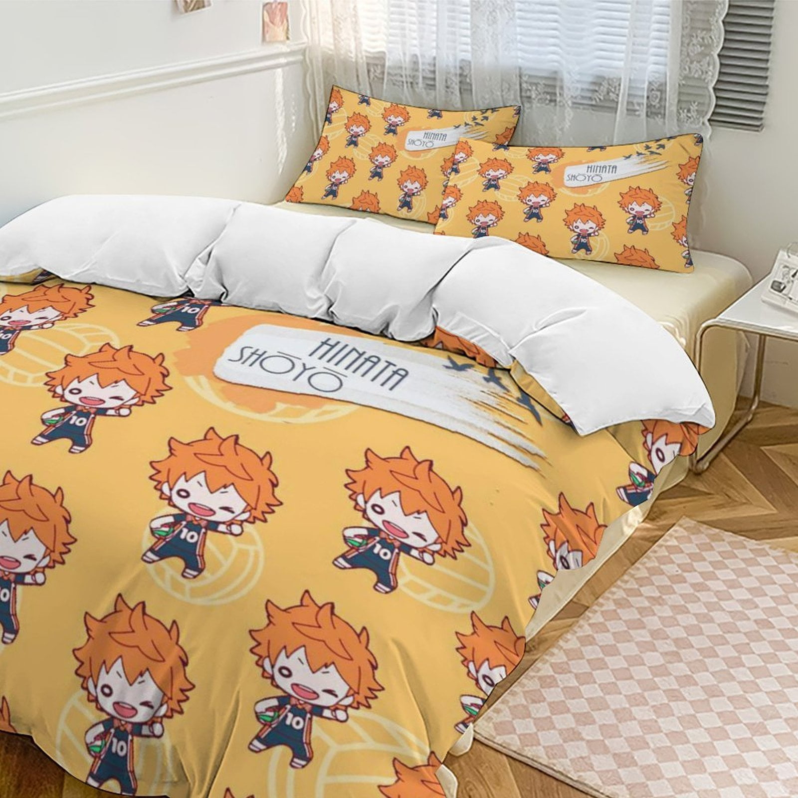 Cartoon Haikyu!! 3 Pieces Bedding Set Soft Comforter Sets Decoration ...