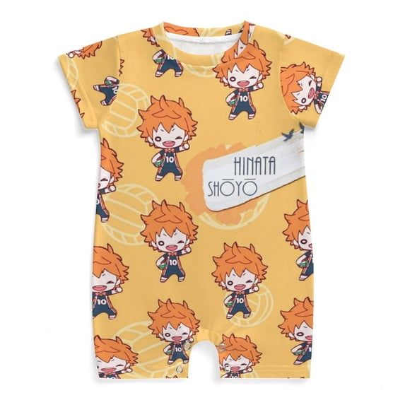 Cartoon Haikyu!! Baby One-Piece Rompers Summer Short Sleeve Outfit ...