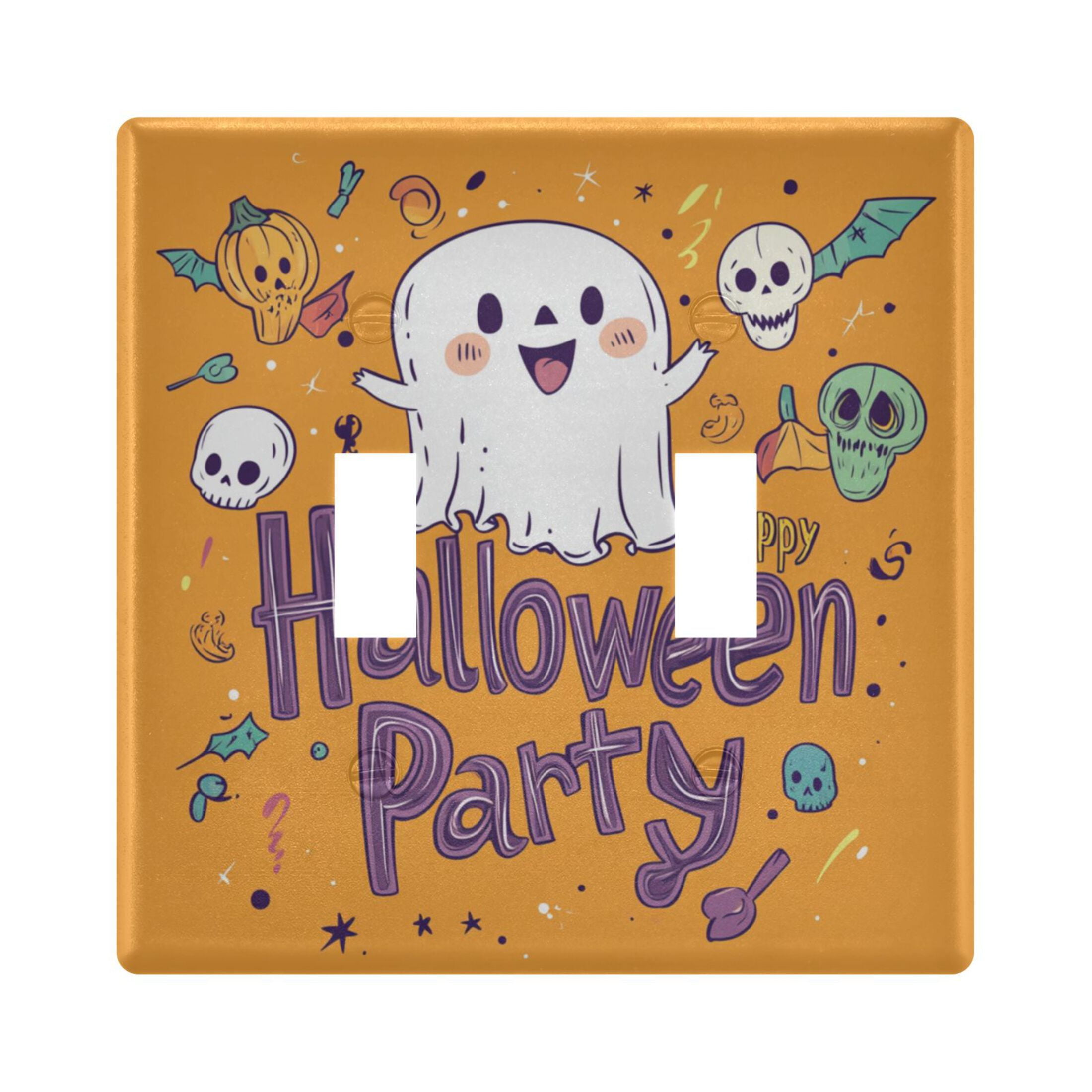 Cartoon Halloween Characters Decorative Light Switch Plates Switch ...
