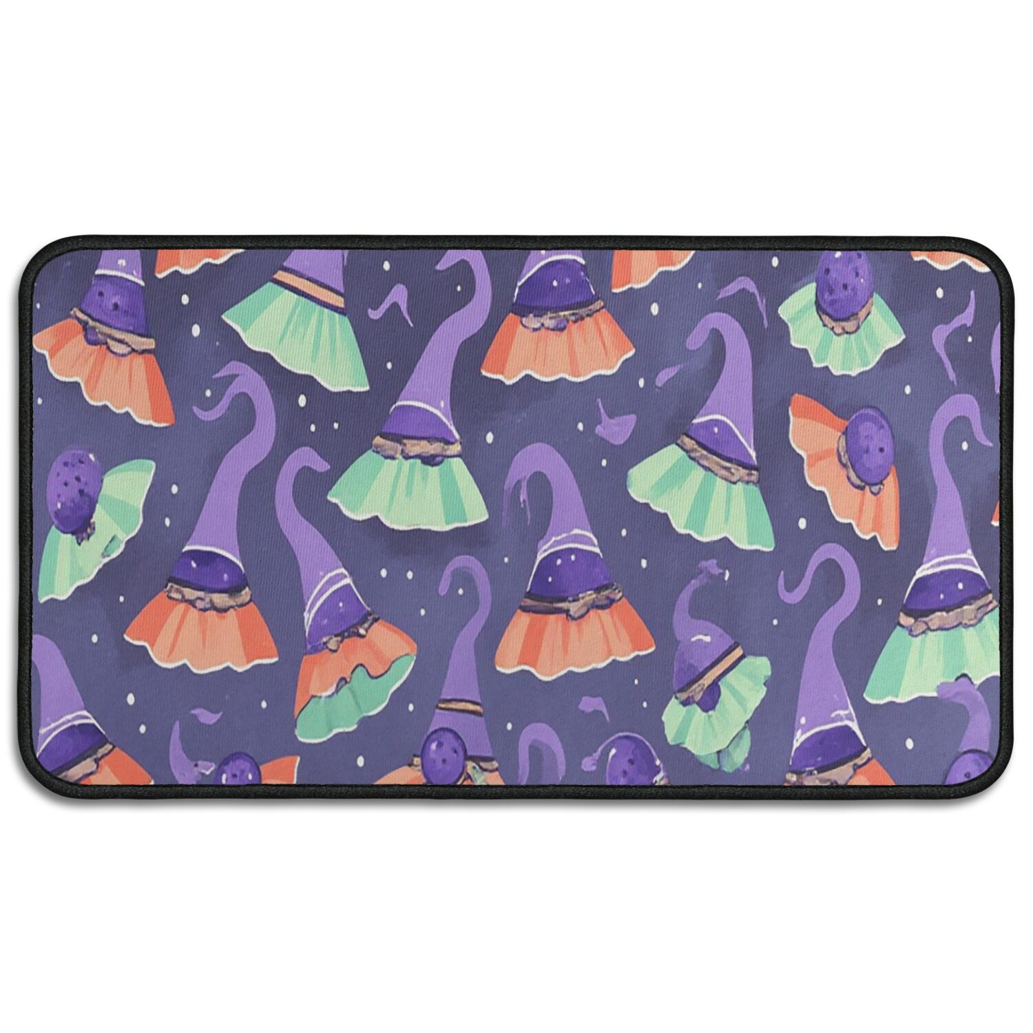 Cartoon Halloween Pumpkin Front Door Mat Anti Slip Horror Pumpkin Ghost ...