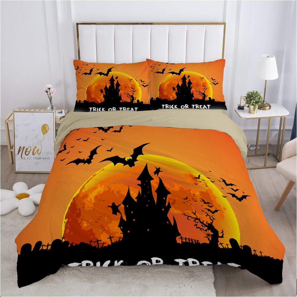 Cartoon Hallowmas Kids Bedding set for Children baby boy girls Duvet ...