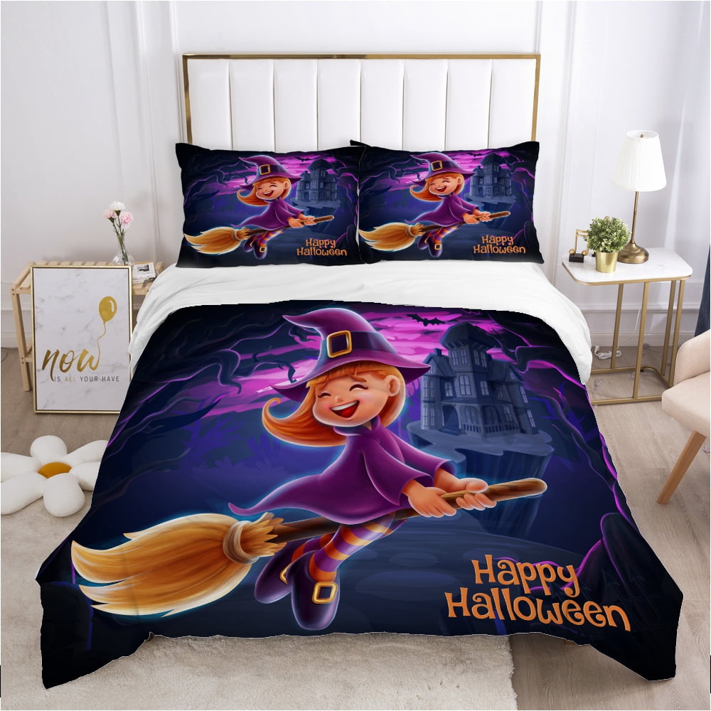 Cartoon Hallowmas Kids Bedding set for Children baby boy girls Duvet ...
