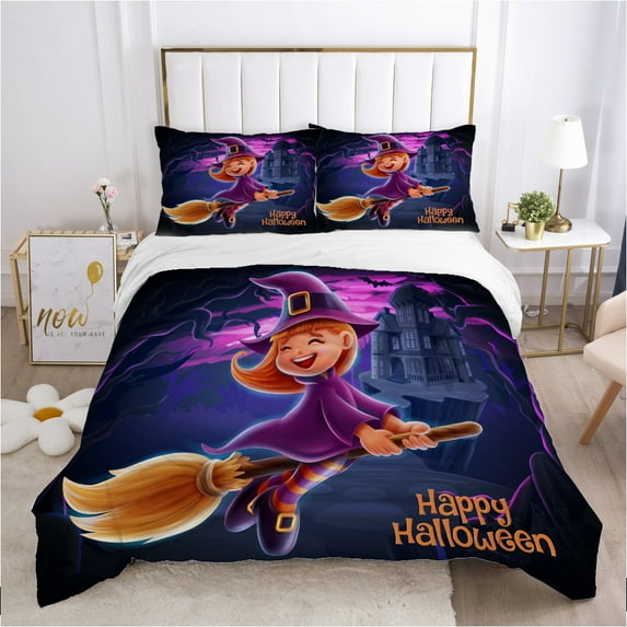 Cartoon Hallowmas Kids Bedding set for Children baby boy girls Duvet ...