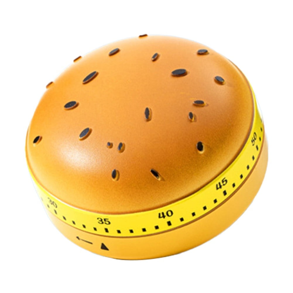 Cartoon Hamburger Mechanical Timer 60 Minutes Kitchen Cooking Clock ...