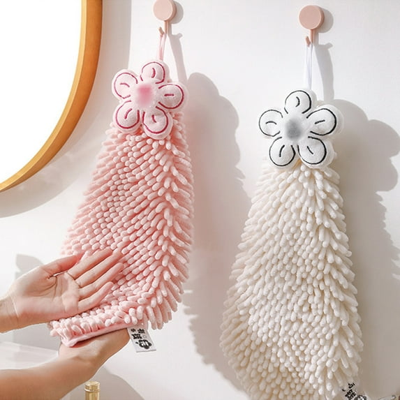 Cartoon Hand Towel, Hangable Kitchen Towel Featuring Thickened ...