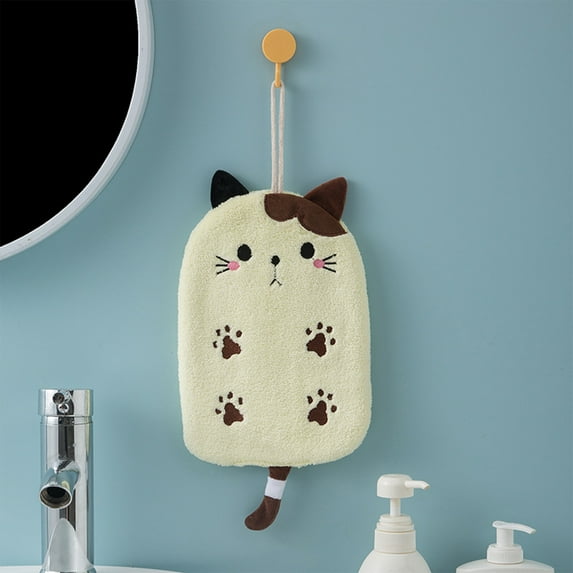 Cartoon Hand Towel – Ultra-Absorbent Thickened Design, Easy Hanging for ...