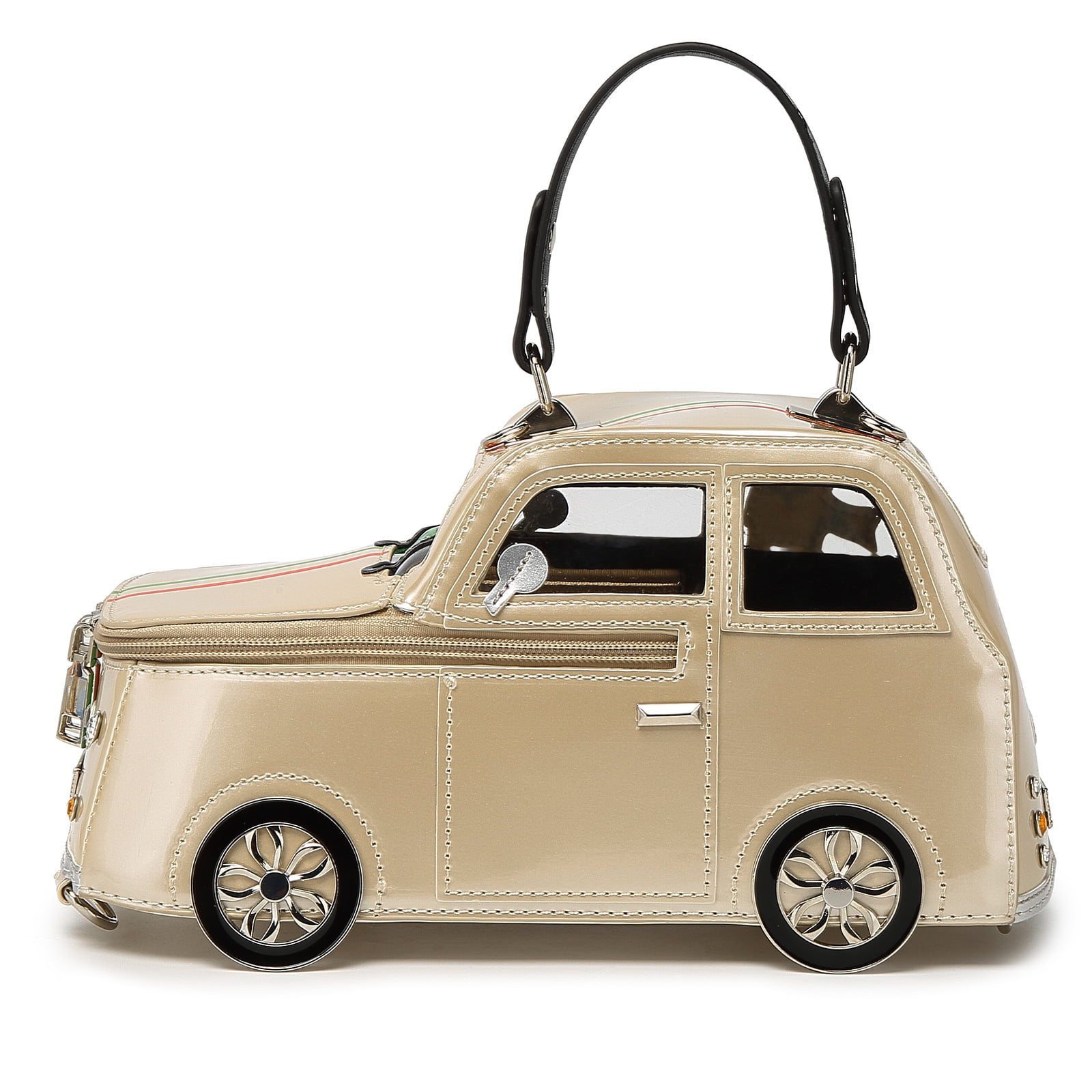 Cartoon Handbag Adjustable Shoulder Strap Car Shaped Ergonomic Handle ...